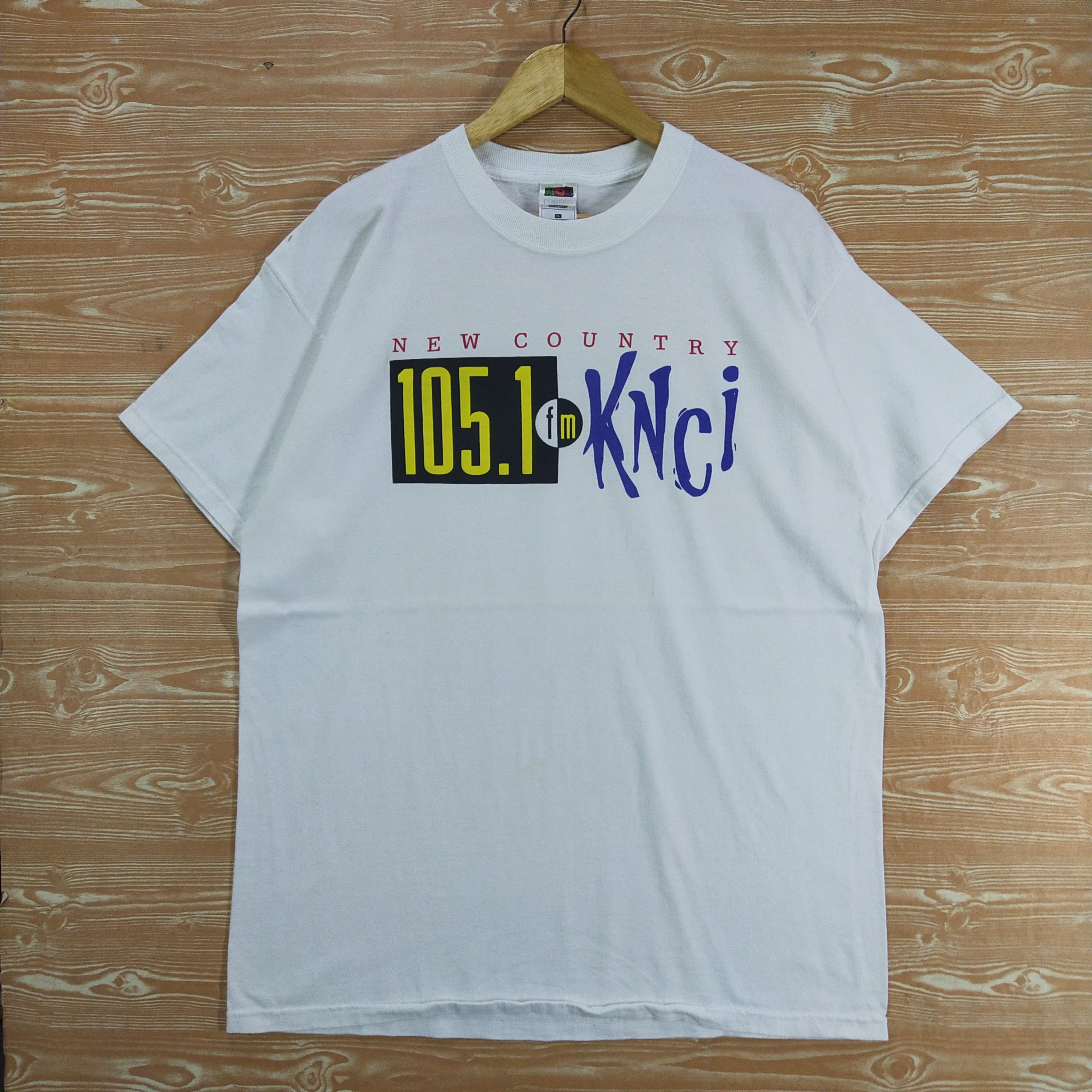 The New County × Vintage Vintage New Country 105.1 KNCI fm Shirt | Grailed