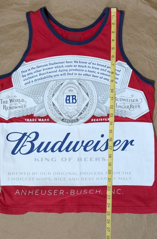 Budweiser Budweiser large graphic tank top | Grailed