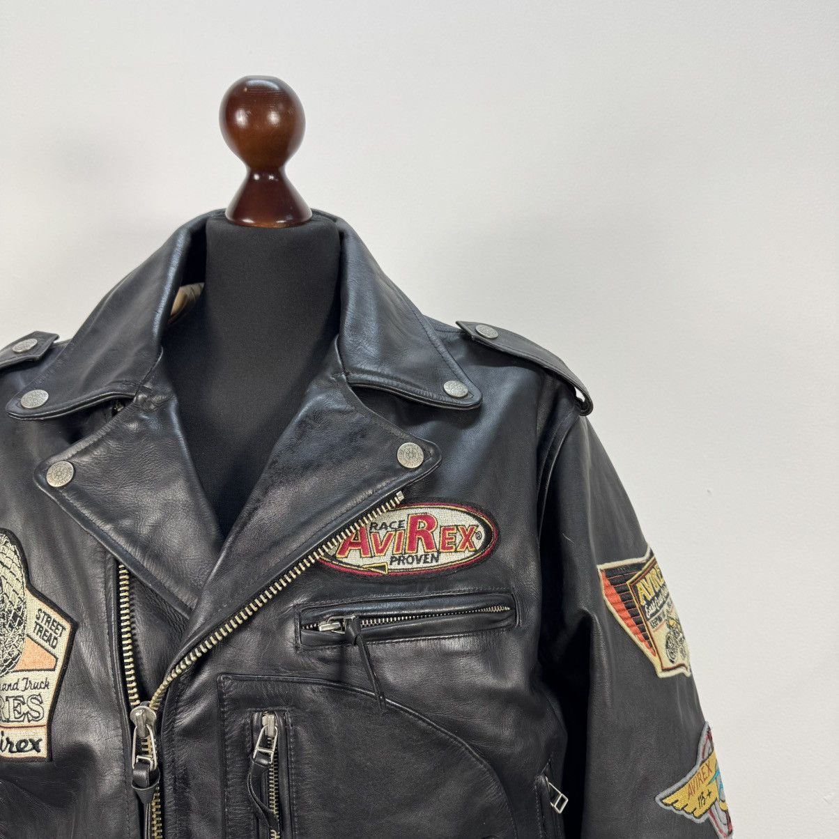 Avirex AVIREX vintage leather jacket motorcycle | Grailed