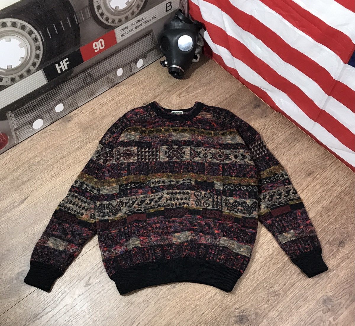 Andrew Mackenzie × Vintage Vintage Mackenzie Country Wool Knit Sweater ...