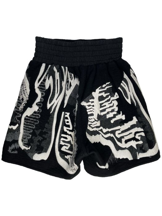 Rick Owens FW14 Rick Owens MOODY Embroidered Cashmere Boxer Shorts ...