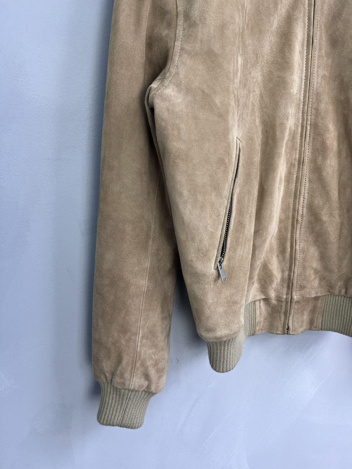 Sandro New🌸🌸SUEDE LEATHER BOMBER JACKET SANDRO PARIS | Grailed