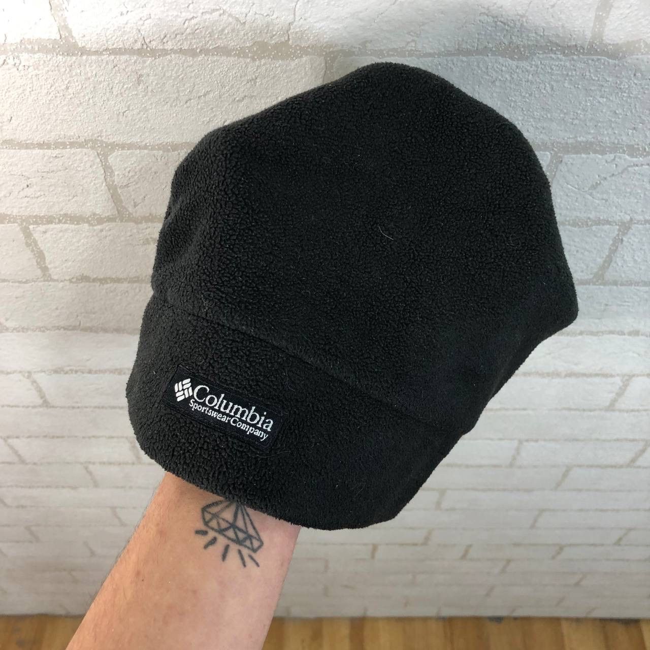 Columbia × Vintage Vintage Columbia Box Logo Fleece Knit Beanie Hat ...