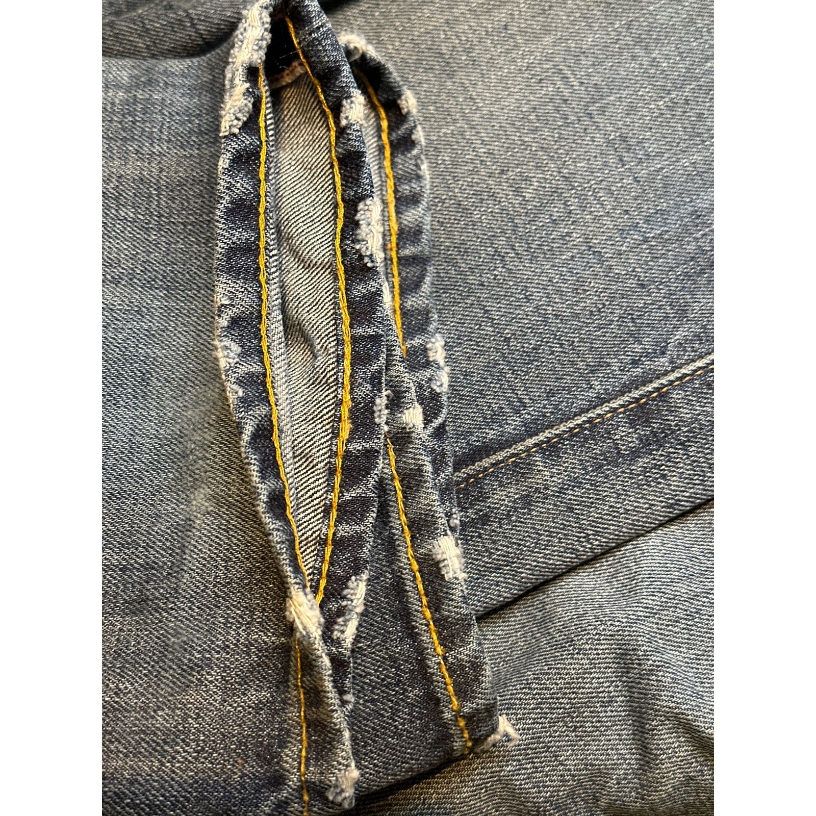RRL Ralph Lauren RRL Washed Low Straight Japanese Selvedge Denim Size ...