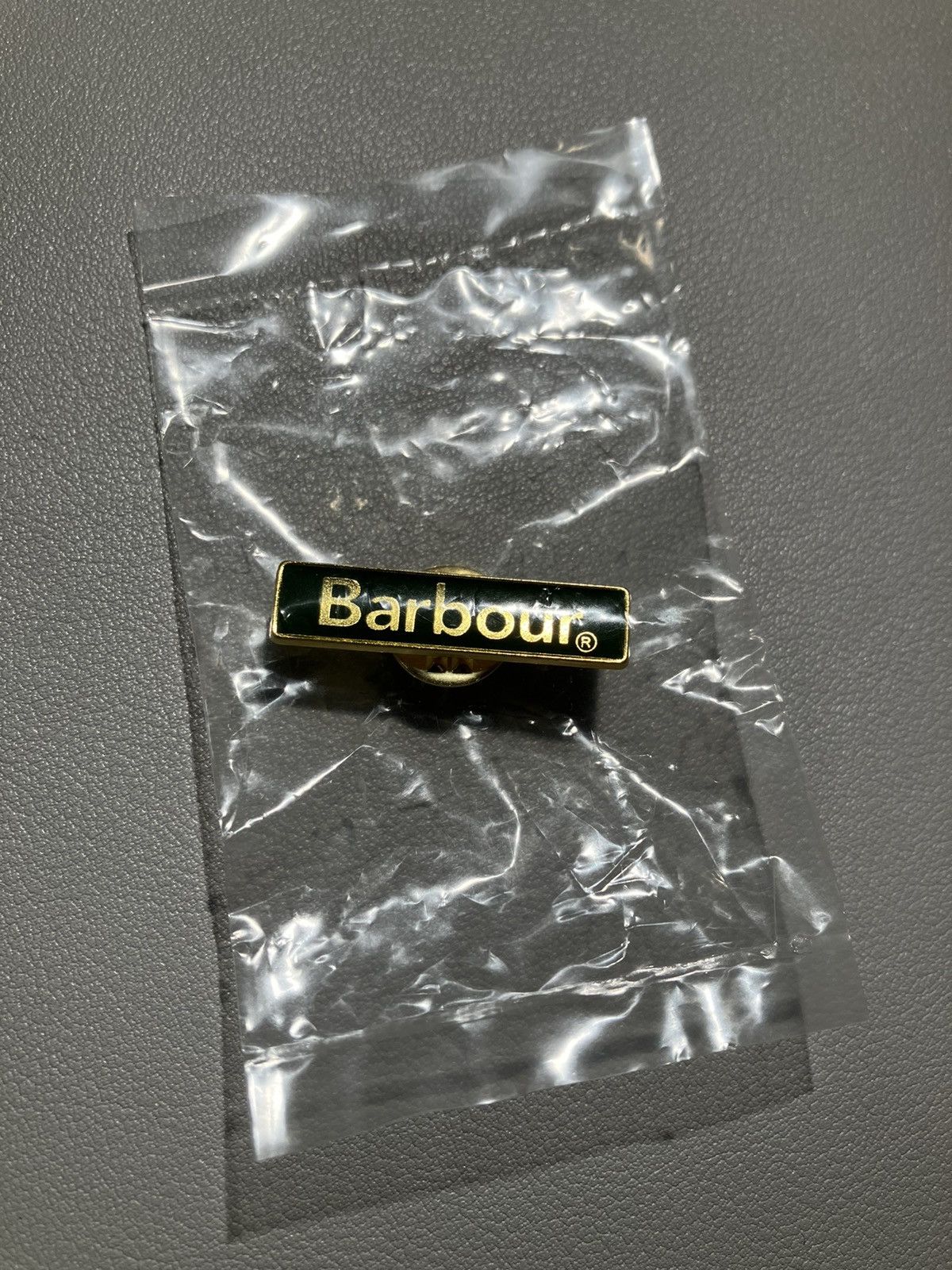 Barbour Barbour enamel Pin NEW Lapel Hat Pin Badge Green Gold | Grailed