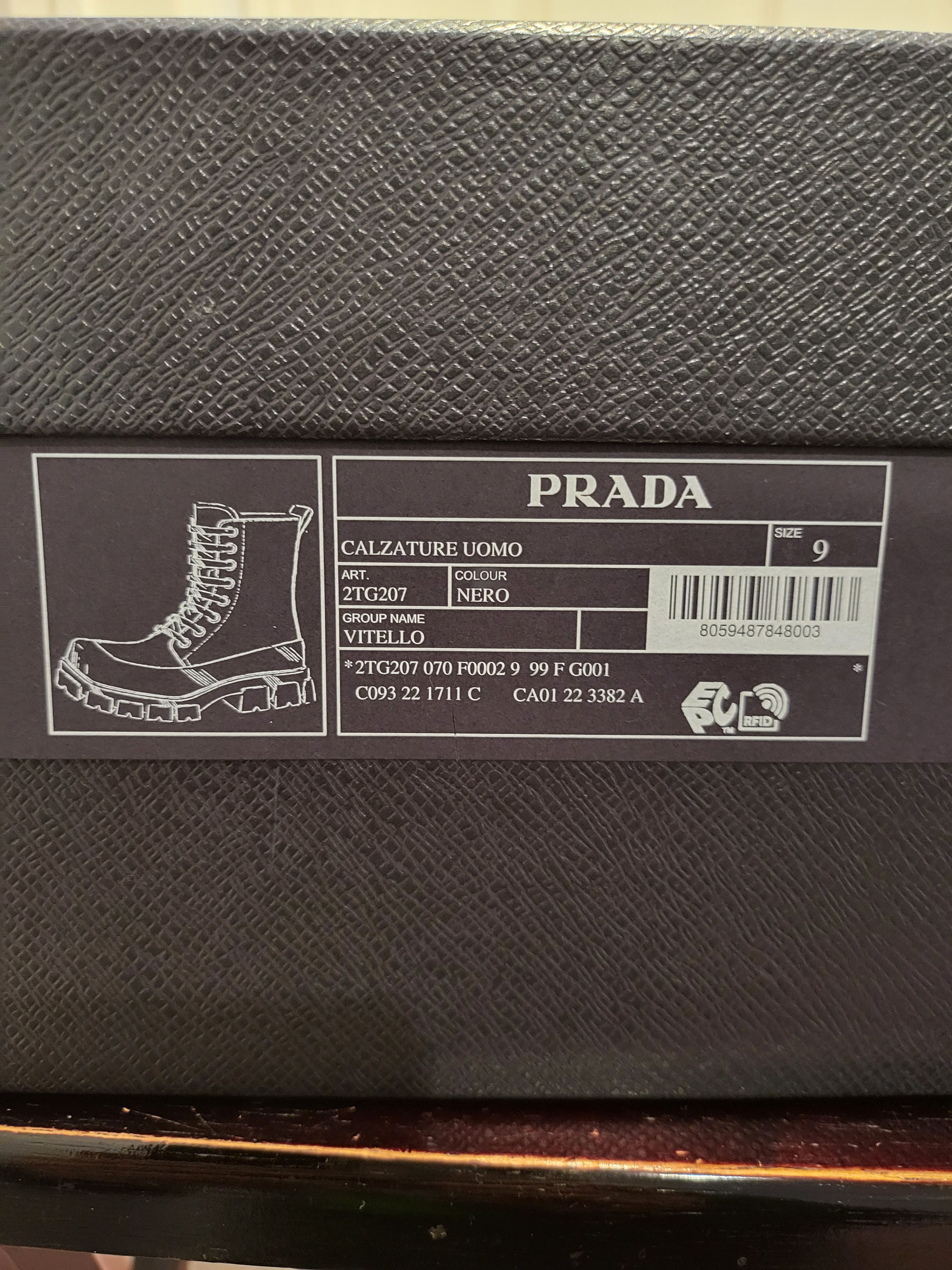 Prada Chunky Platform Lace - Up Ankle Boots | Grailed