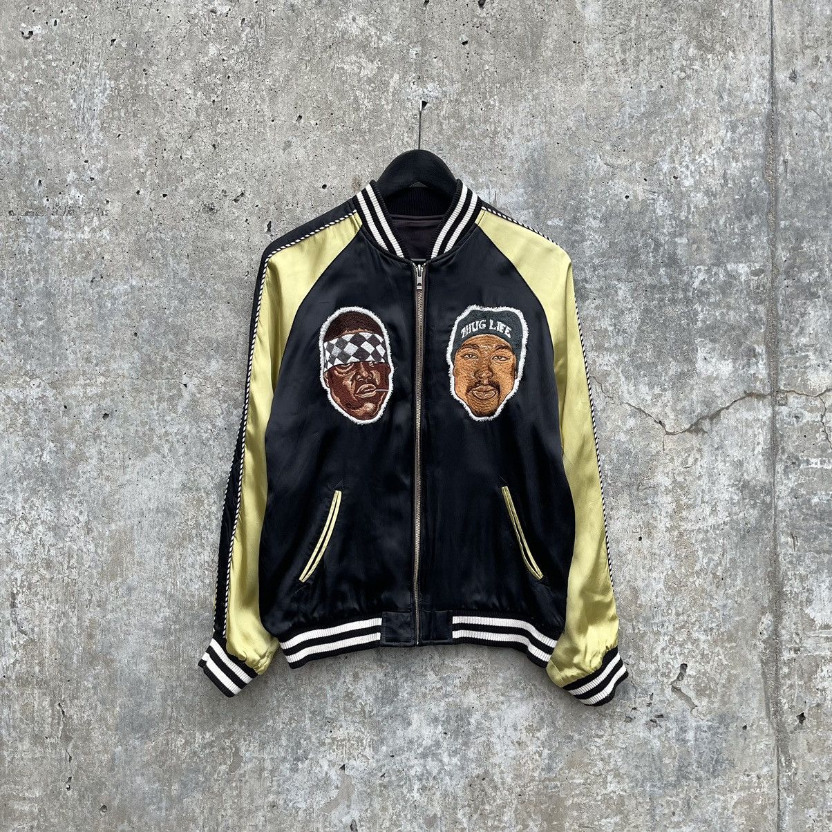 For The Homies FOR THE HOMIES BIGGIE & 2PAC JAPANESE SOUVENIR JACKET ...