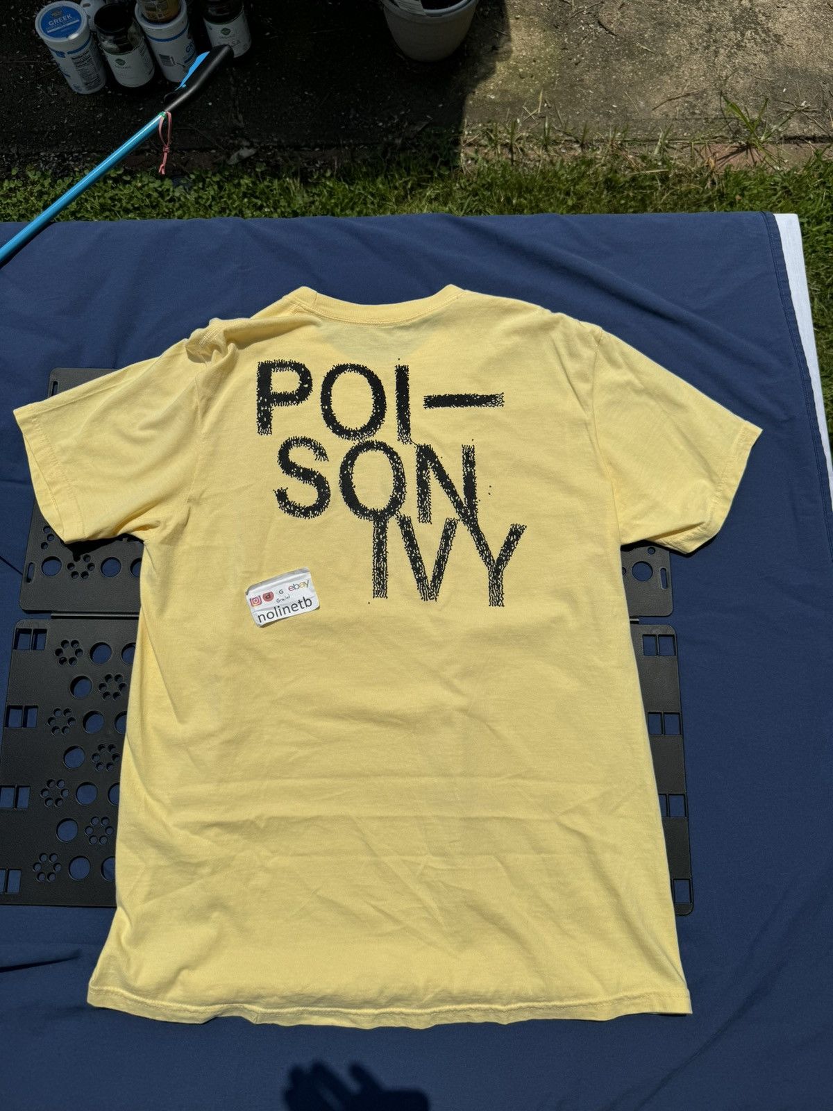 Drain Gang × Sad Boys Yung Lean POISON IVY T-SHIRT (YELLOW) | Grailed