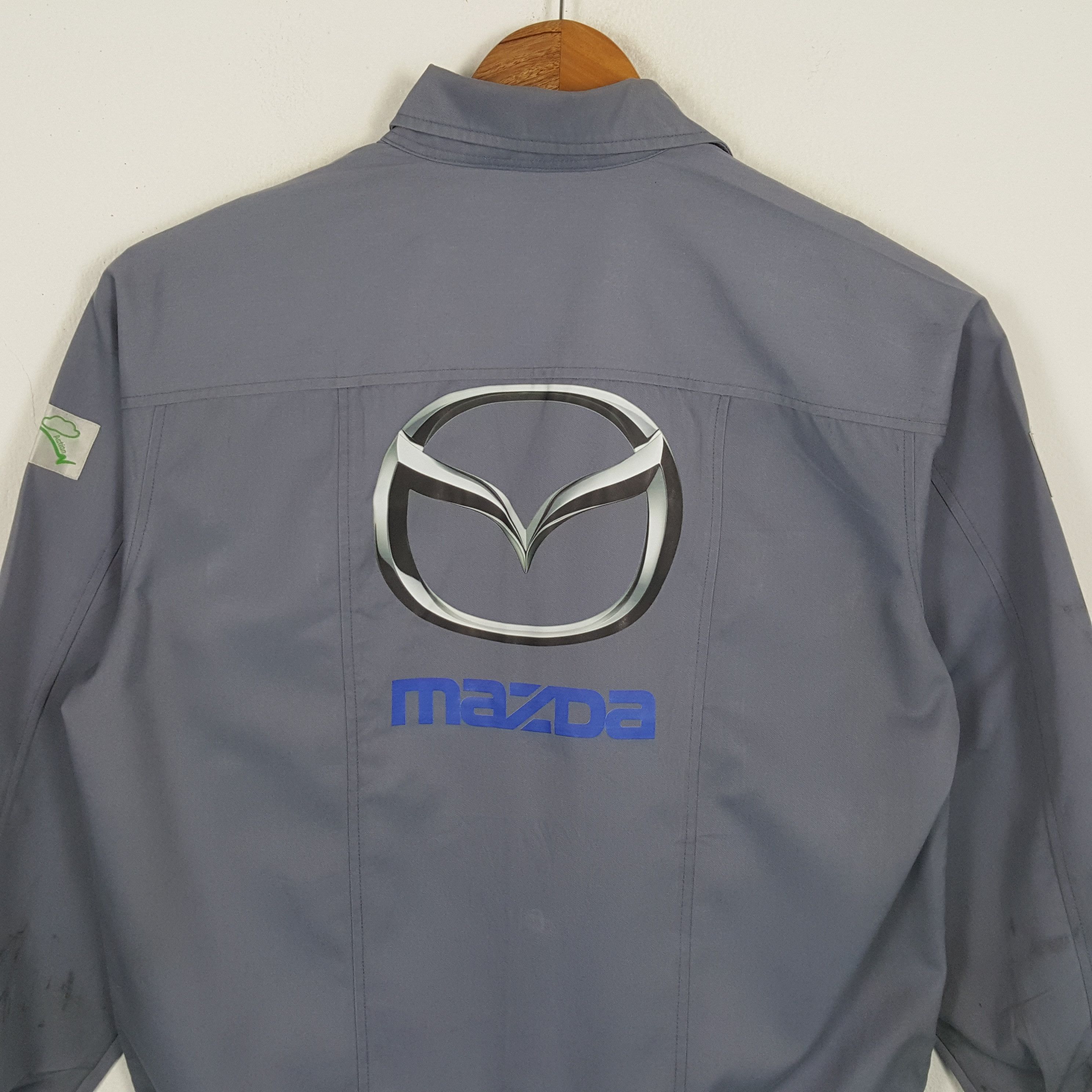 Vintage Vintage MAZDA Japanese Motorsports Brand Crew Custom Jacket ...