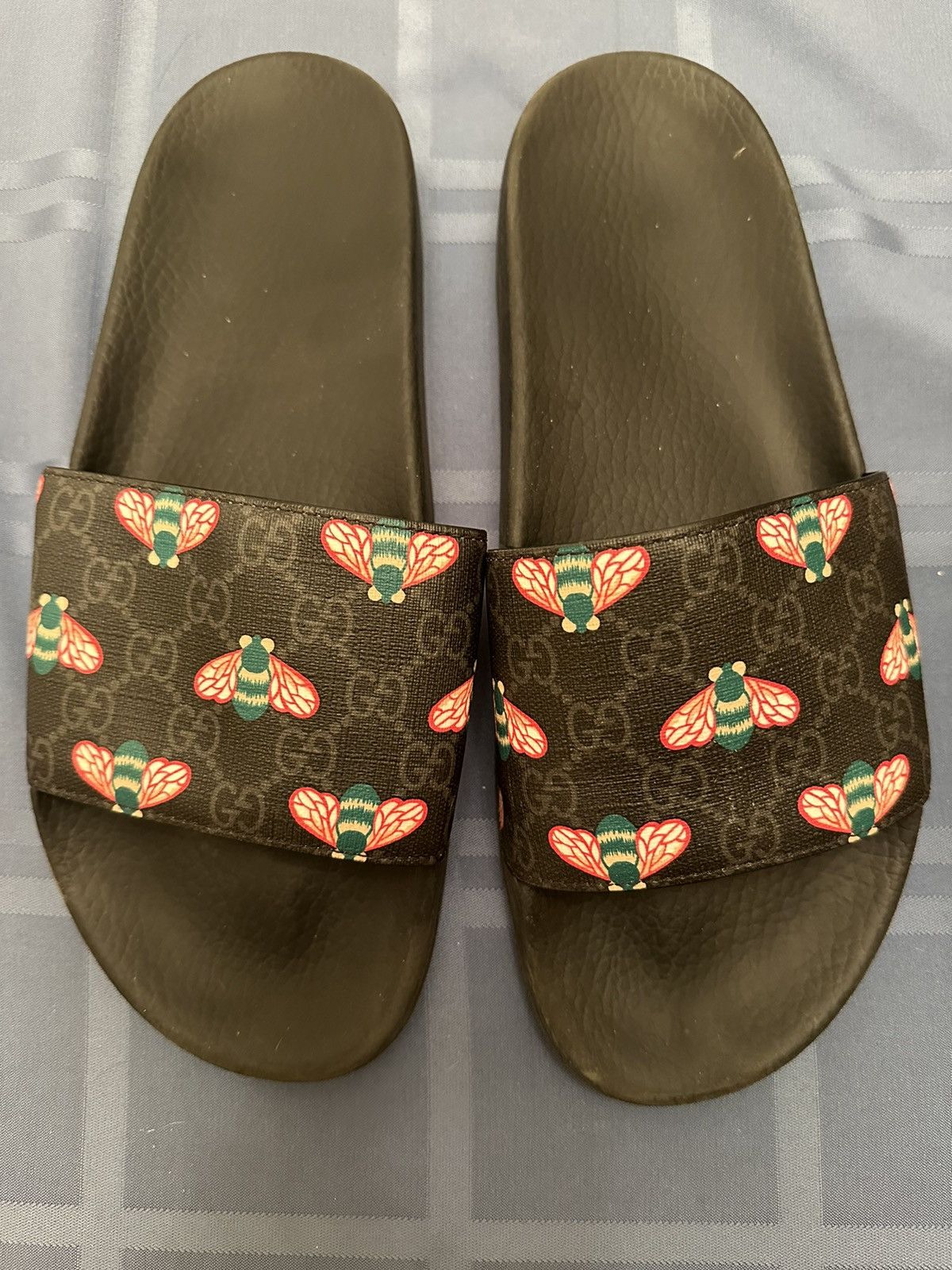 Gucci Gucci Bee Slides | Grailed