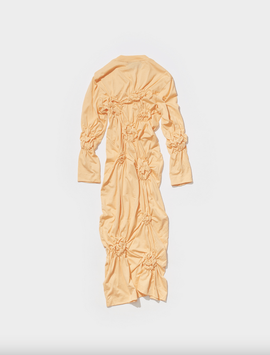 Simone Rocha Simone Rocha Long Sleeve Multi Ruched Flower Dress | Grailed