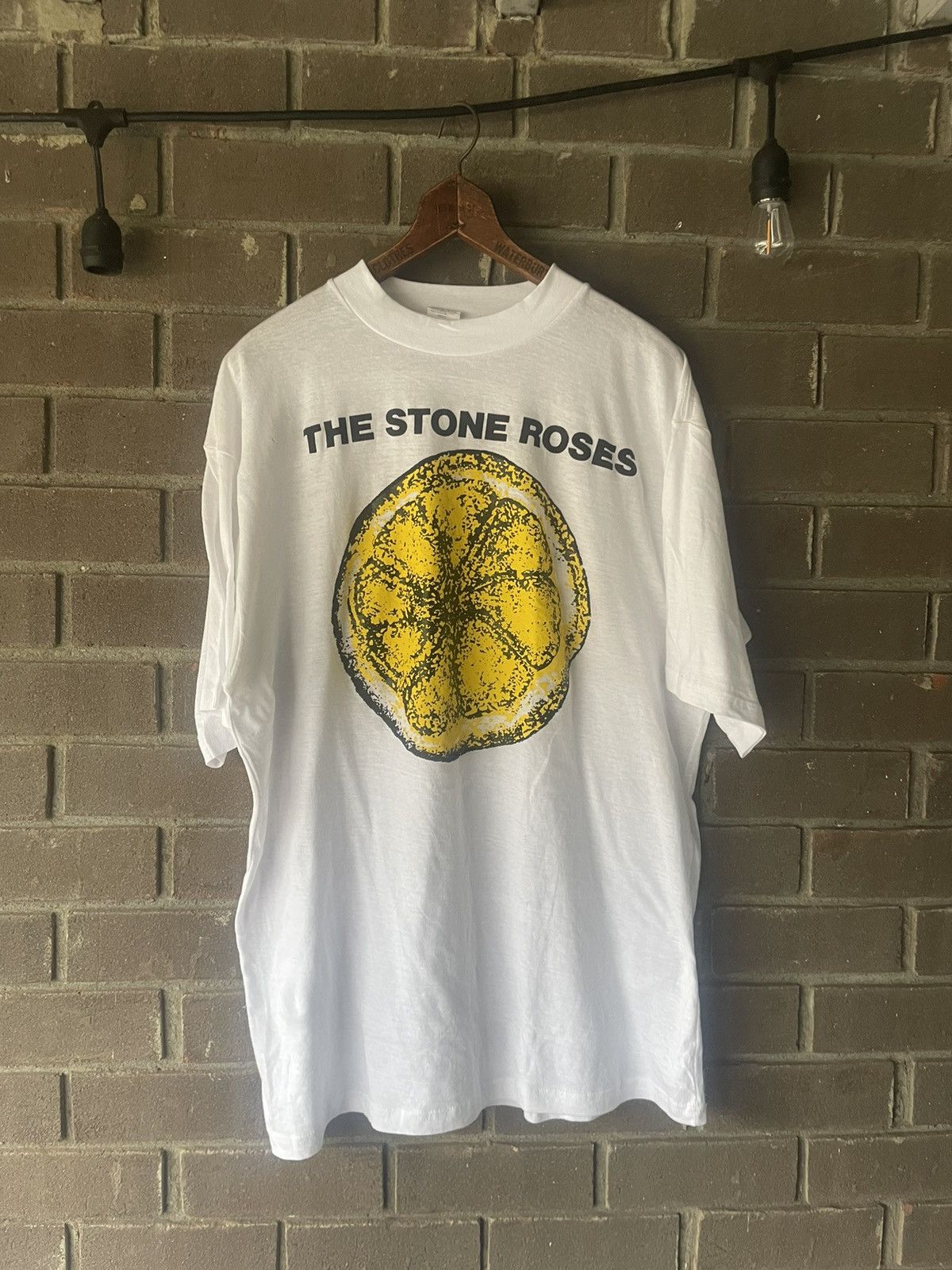 Band Tees × Vintage 90s the stone roses lemon band t | Grailed