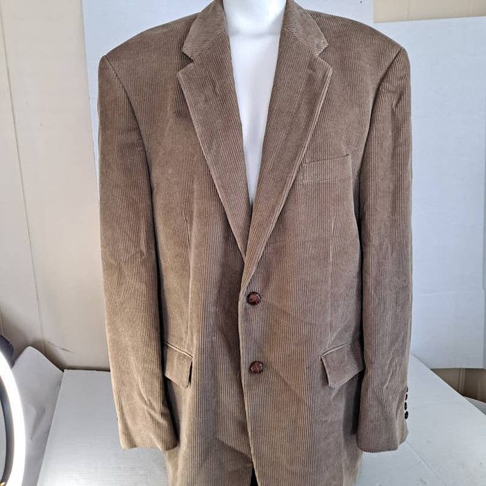 Lauren Ralph Lauren Lauren Ralph Lauren Men 44L Corduroy Sport Coat Jacket Tan | Grailed