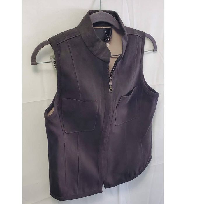 Other Yansi Fugel Stylish Versatile Soft Dark Chocolate Brown Vest | Grailed