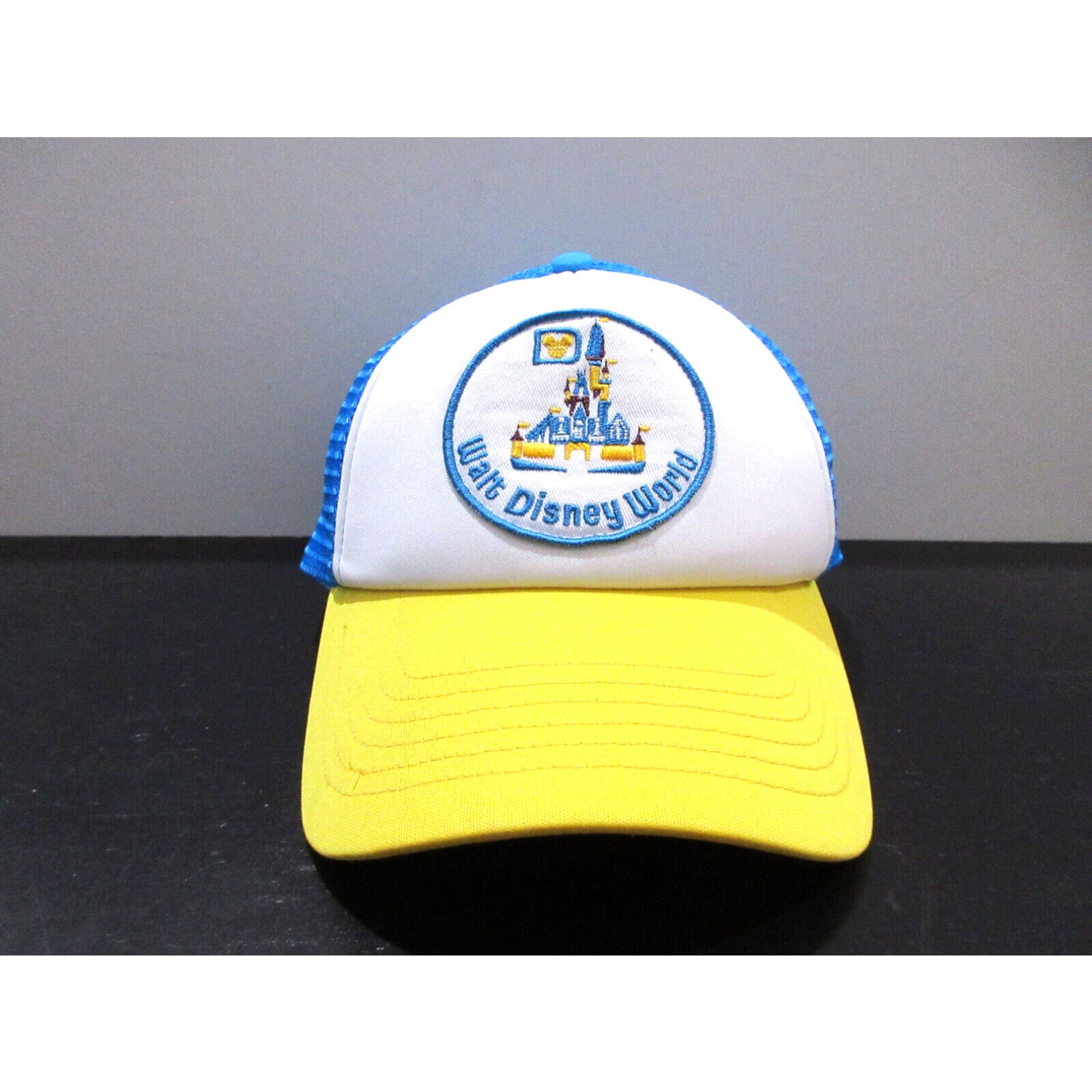 Disney Disney Hat Cap Snap Back Blue Yellow Walt Disney Magic Kingdom ...