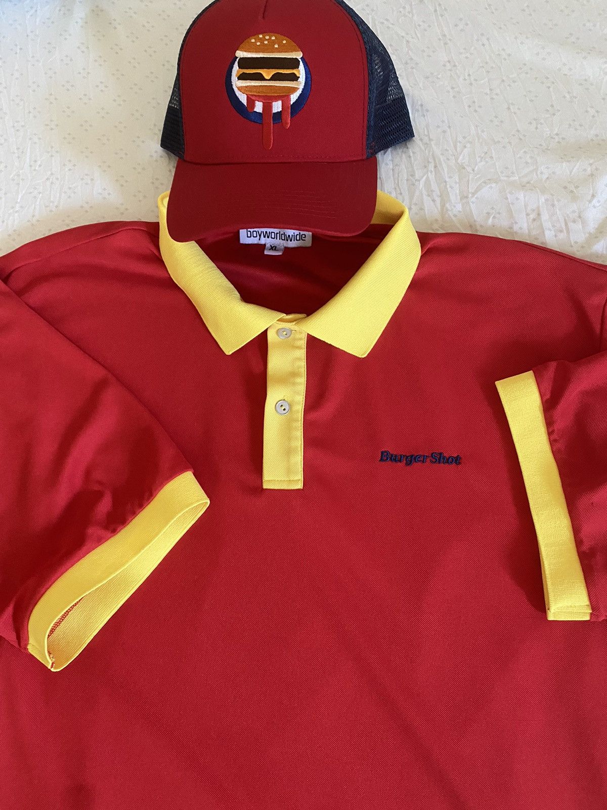 Other Grand Theft Auto Burger Shot Employee Uniform XL | Grailed