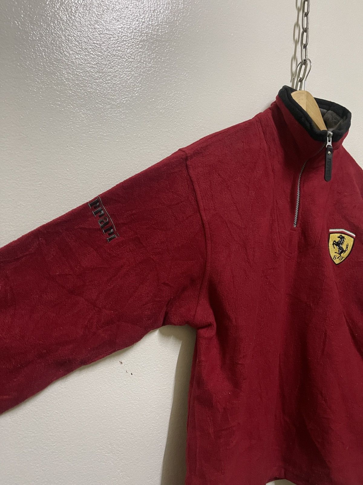 Vintage Ferrari Half Zipper Fleece 1997 Nice Man Sports | Grailed