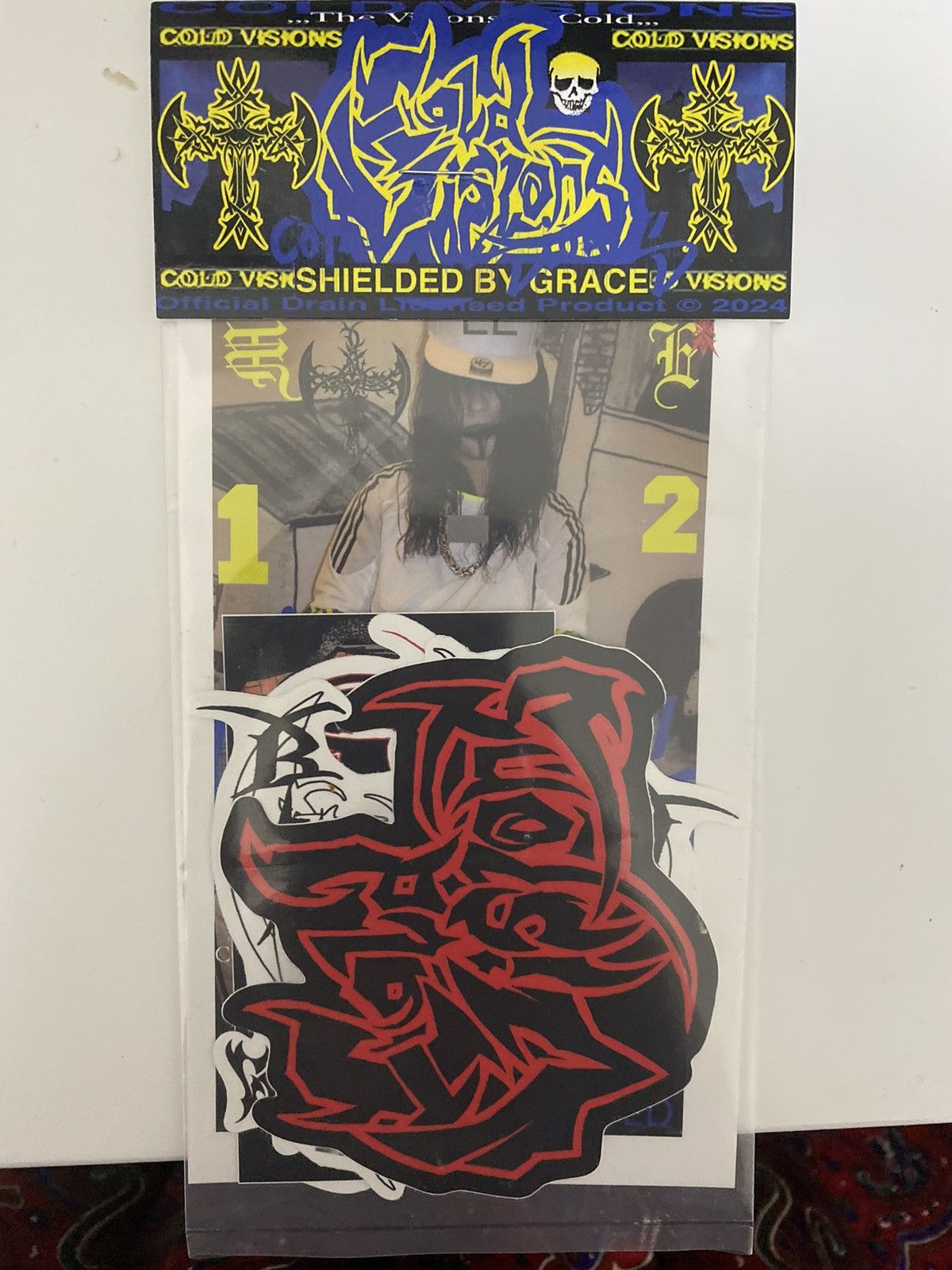 Drain Gang Bladee Cold Visions Sticker Pack | Grailed