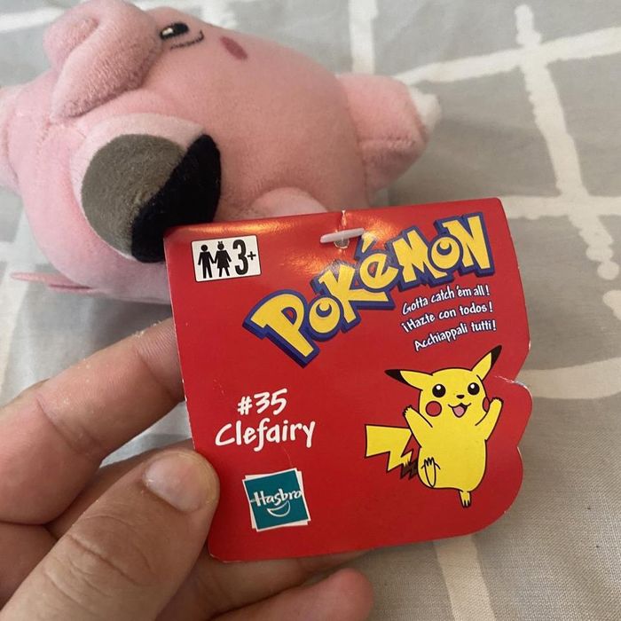 Pokemon Vintage Pokemon clefairy 1998 BNWT plush toy | Grailed