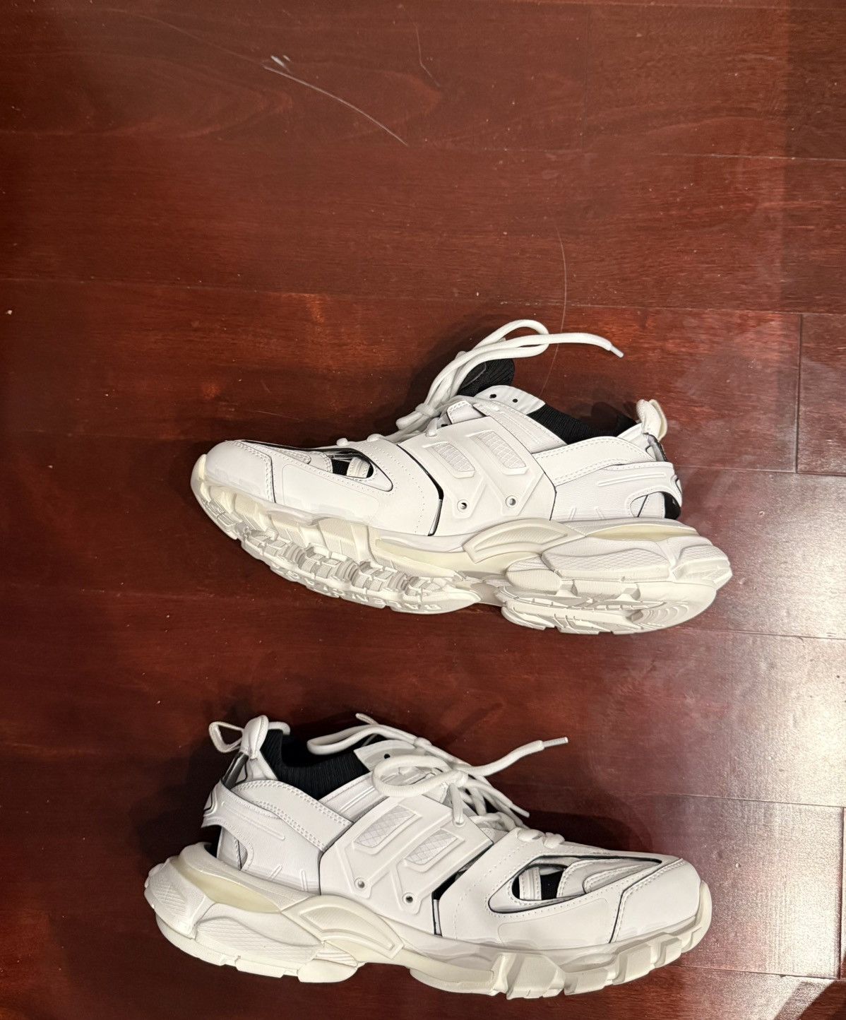 Balenciaga Balenciaga white Track Runner | Grailed