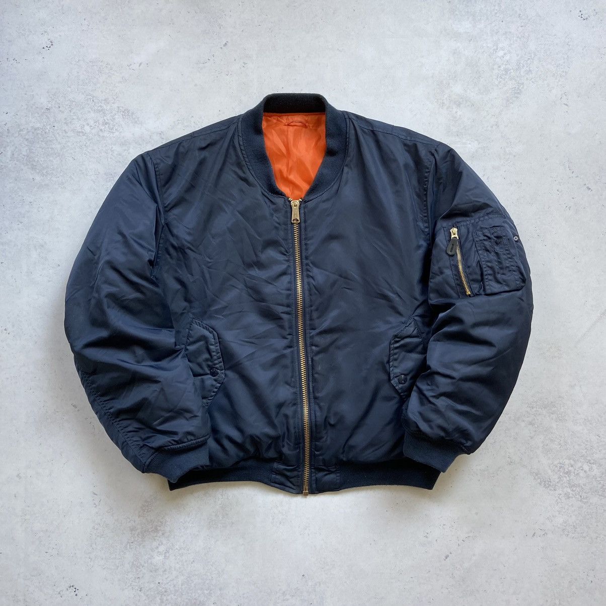 Vintage Vintage Bomber Jacket Flyer's Men intermediate MA-1 Military | Grailed
