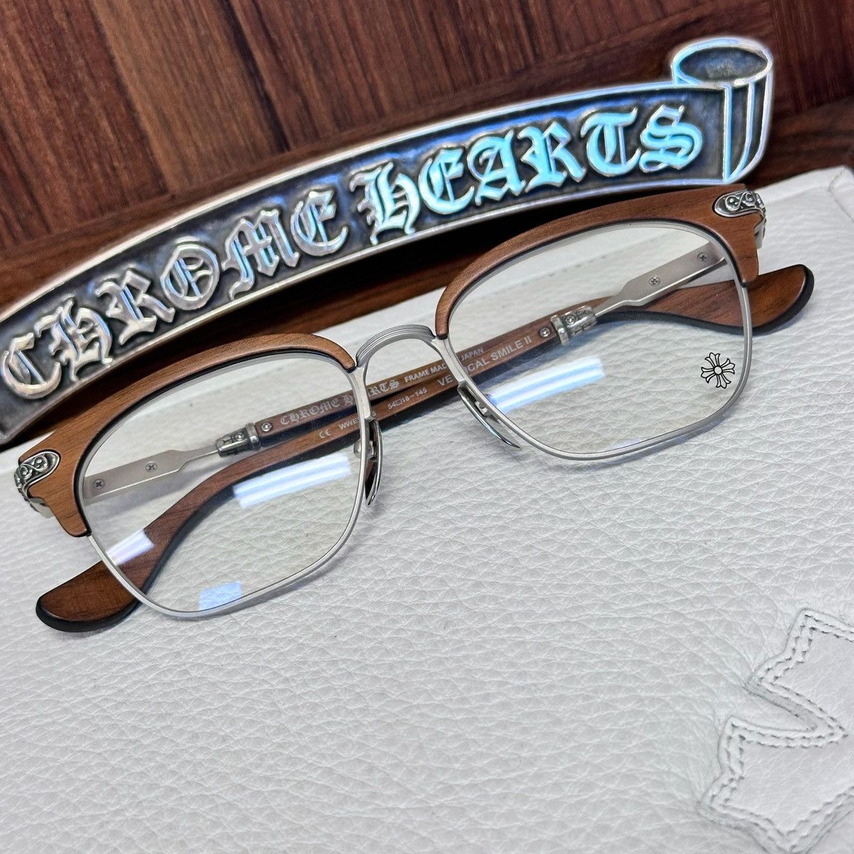 Chrome Hearts Chrome Hearts Vertical Smile II Glasses | Grailed