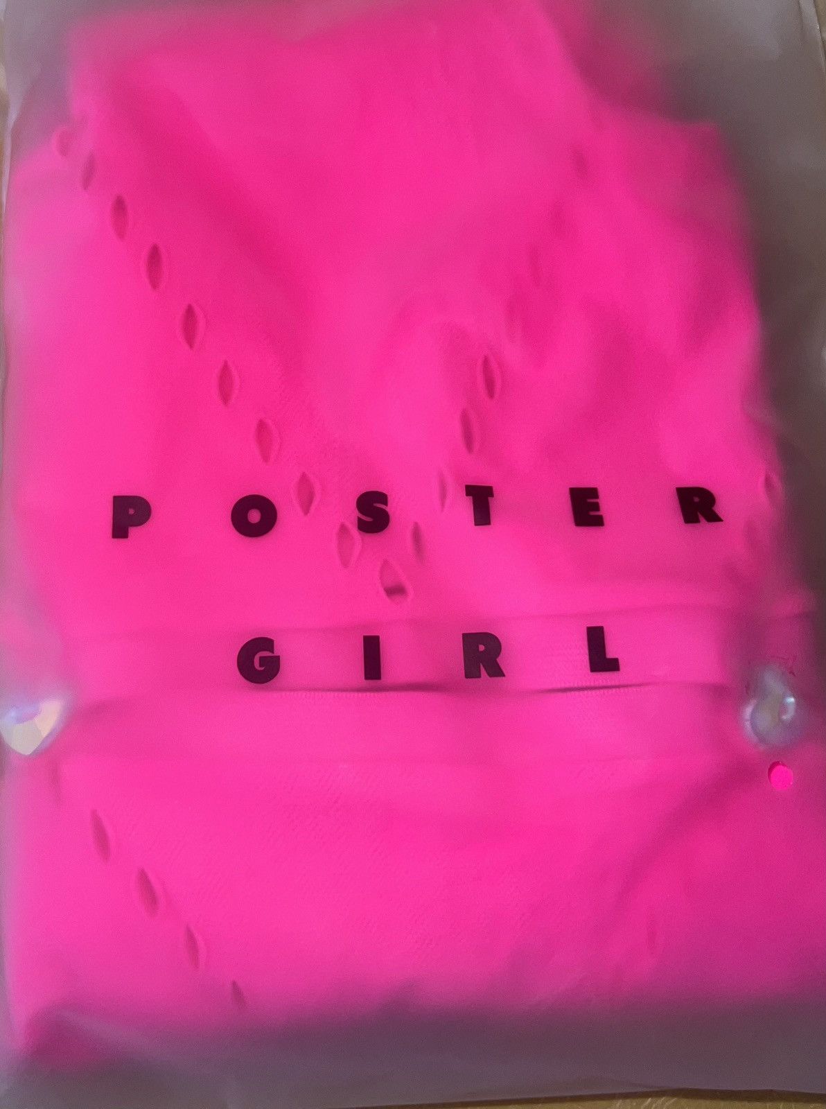 Poster Girl Hot Pink Poster Girl Pearl Bodysuit | Grailed
