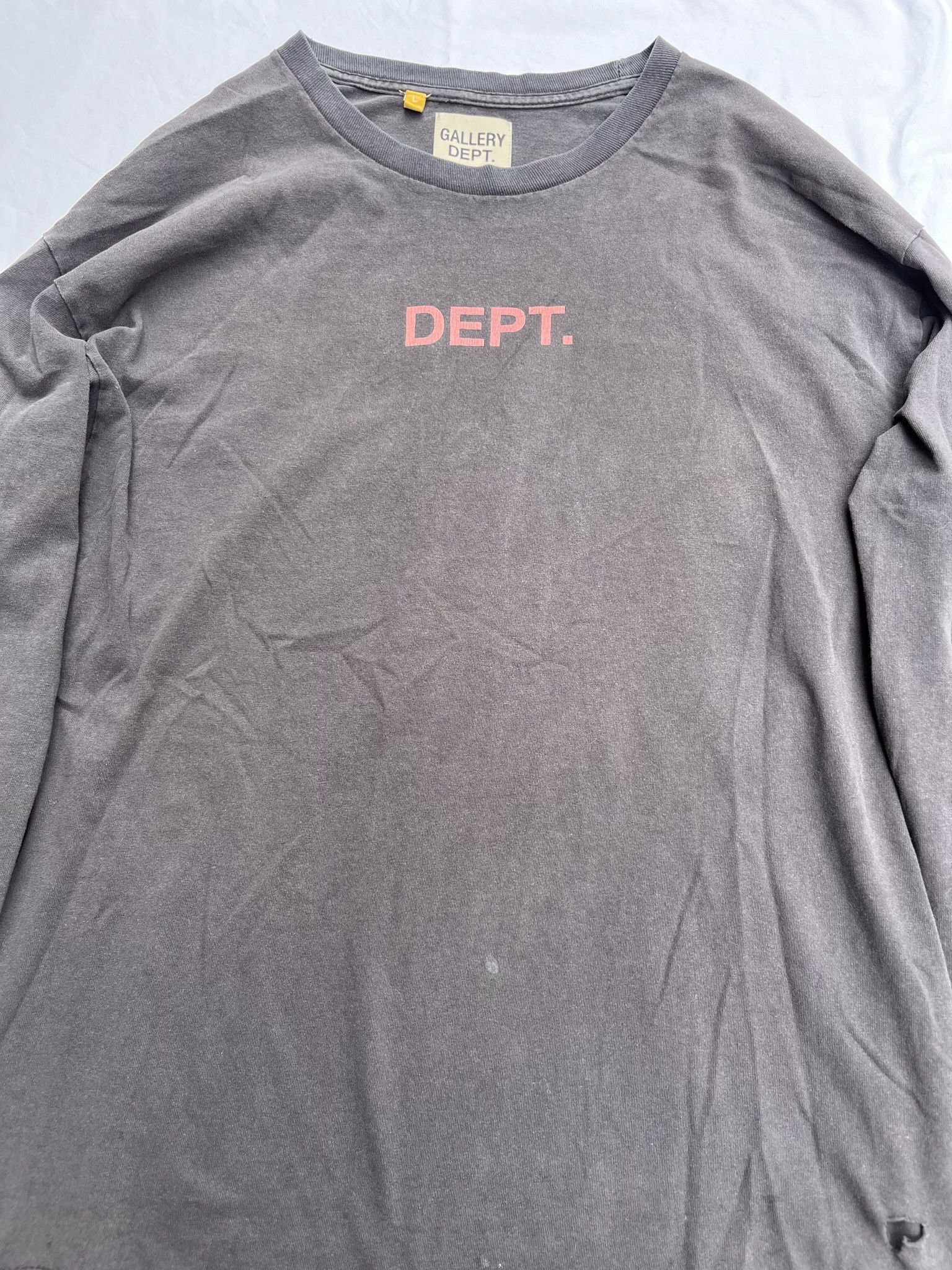 Gallery Dept. Gallery debt paint splatter long sleeve | Grailed