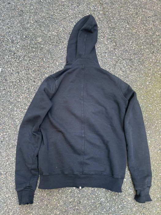 Rick Owens Black Gimp Full Zip Hoodie | Grailed