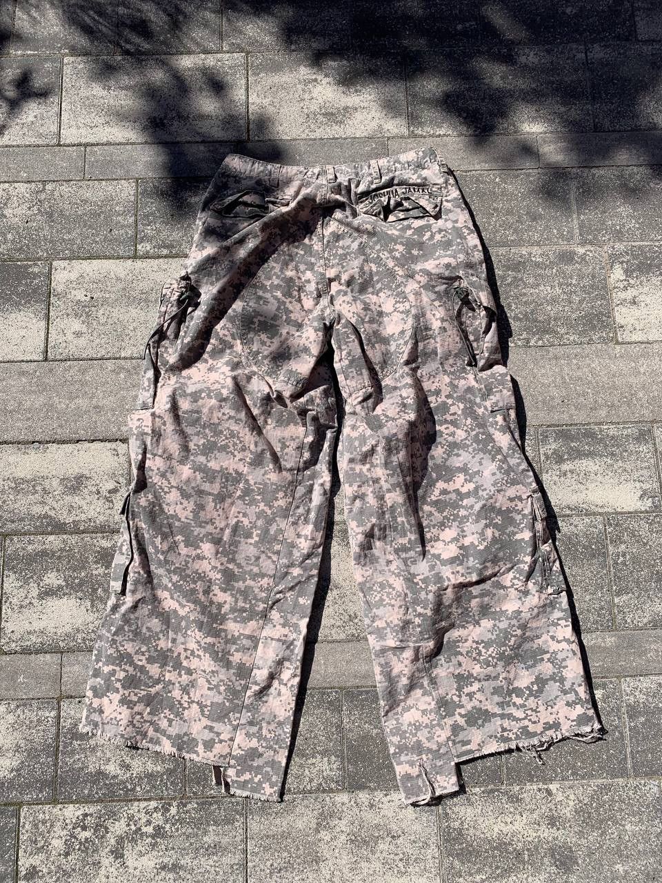 Streetwear Joshua Jamal Pixel Camo Pants | Grailed