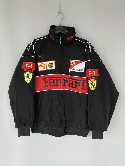 Vintage Ferrari Racing Team Bomber Jacket | Grailed