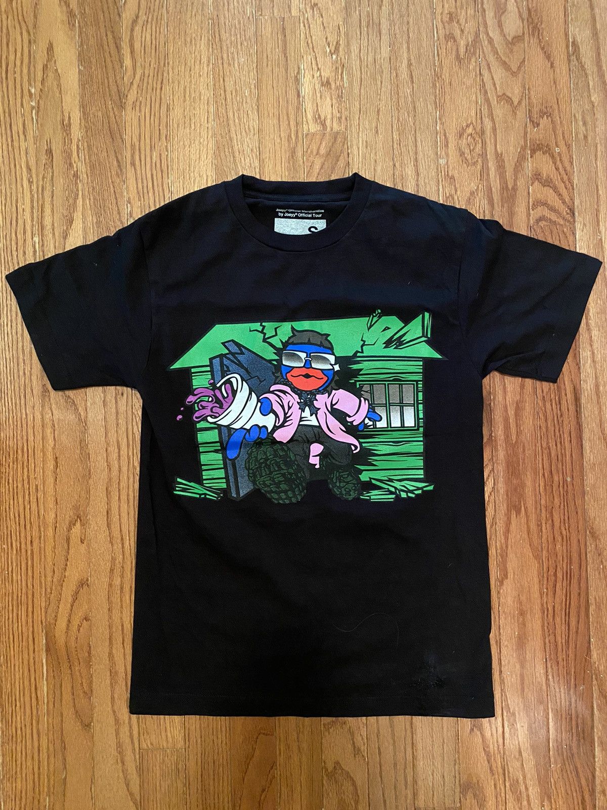 Drain Gang × Rap Tees × Streetwear Joeyy “NOD TOUR” T-Shirt | Grailed