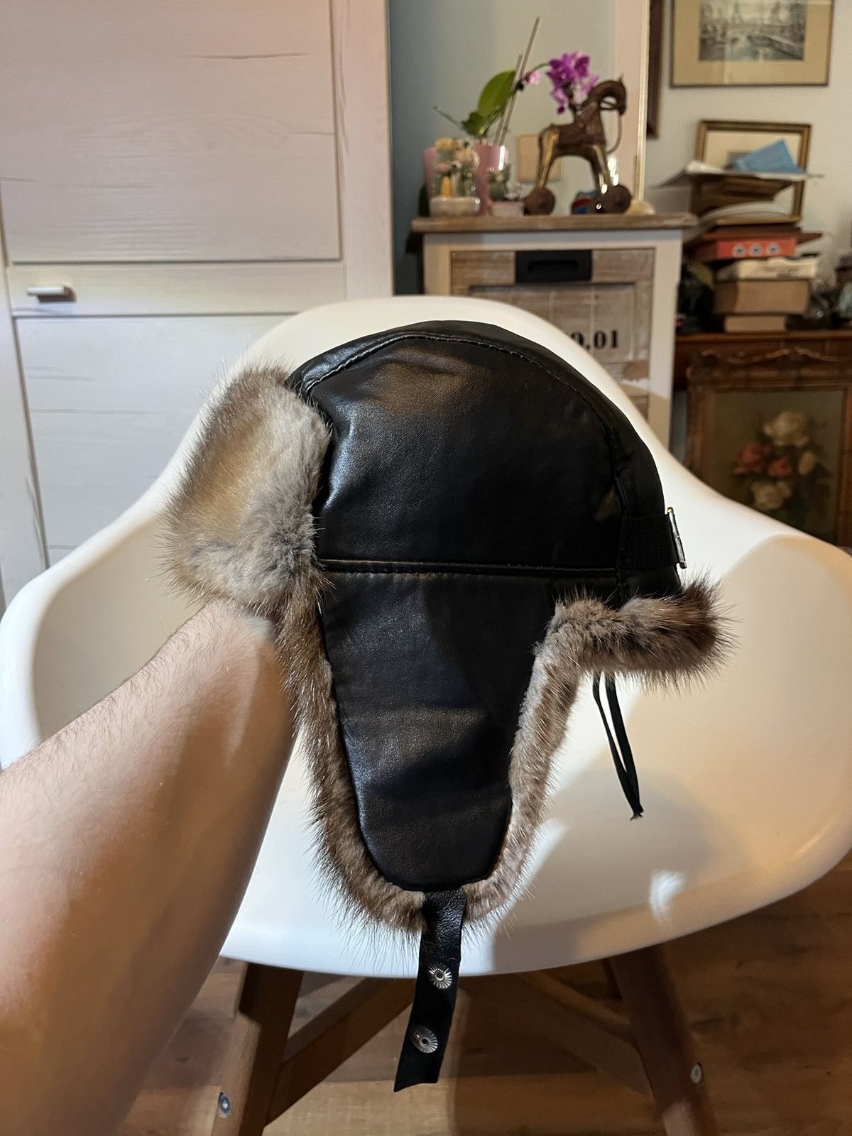 Vintage Ushanka Vintage Fuzzy hat Natural Fur Beauty Beast | Grailed