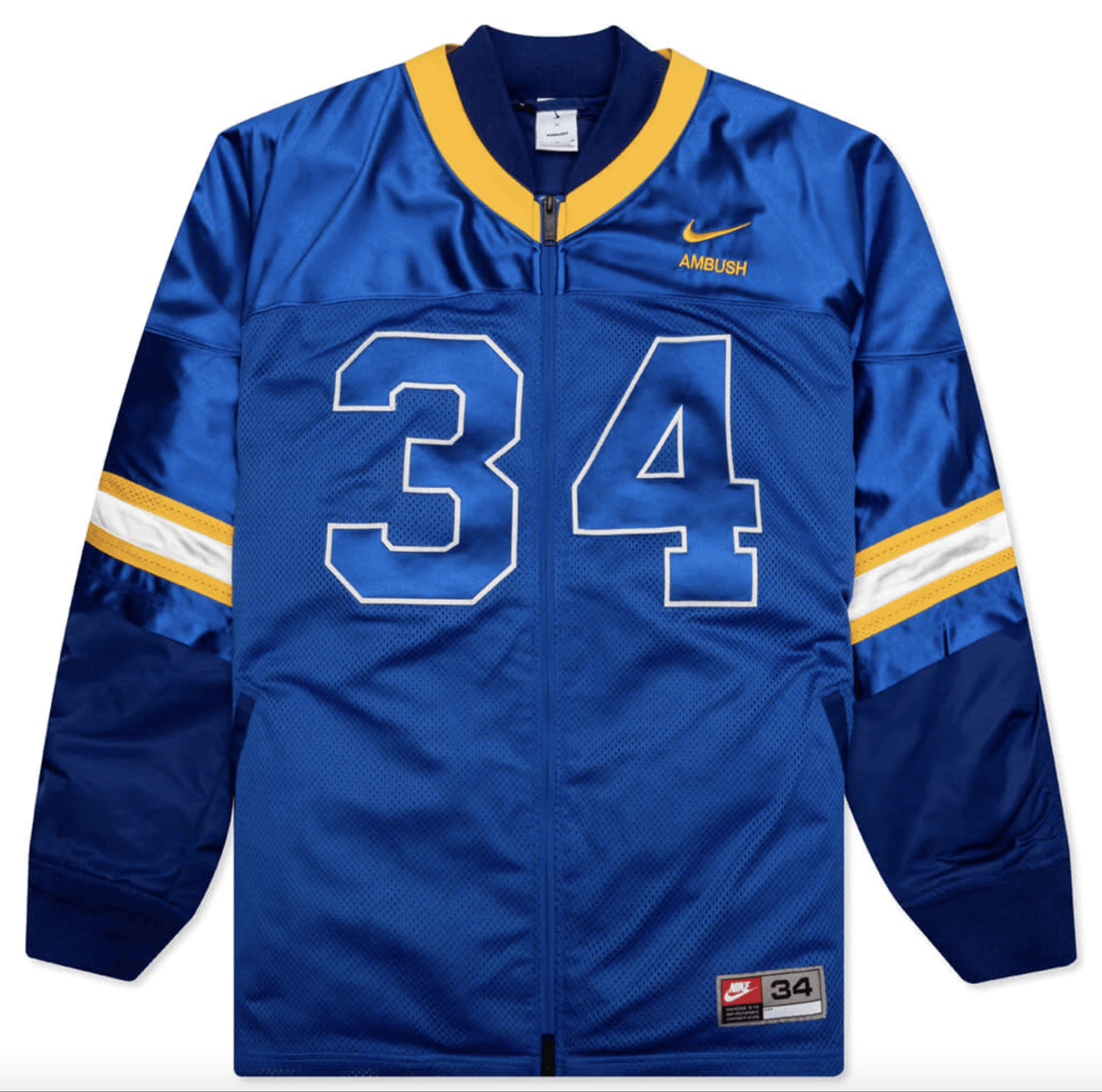 Nike NIKE X AMBUSH PADDED JACKET ROYAL BLUE/GAME ROYAL JERSEY | Grailed