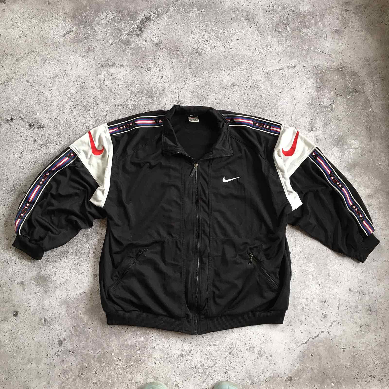 Nike × Vintage NIKE RETRO Y2K 90’s TRACK JACKET SWOOSH LOGO | Grailed