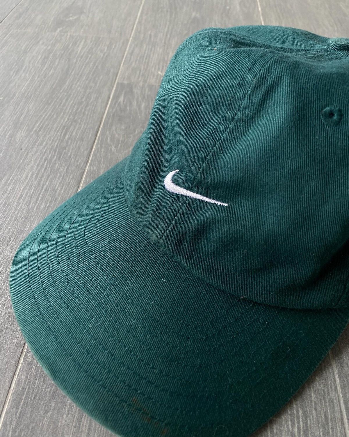 Nike Vintage 90’s Green Nike Mini Swoosh Cap | Grailed