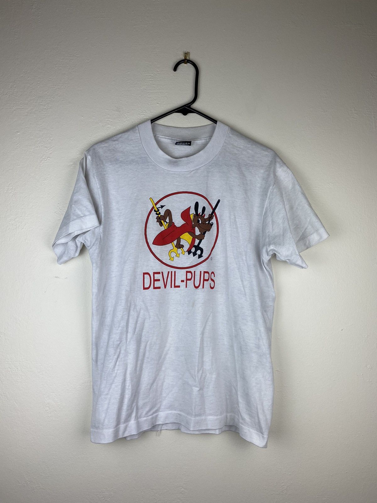 Made In Usa × Streetwear × Vintage Rare Single Stitch Devil Pups ...