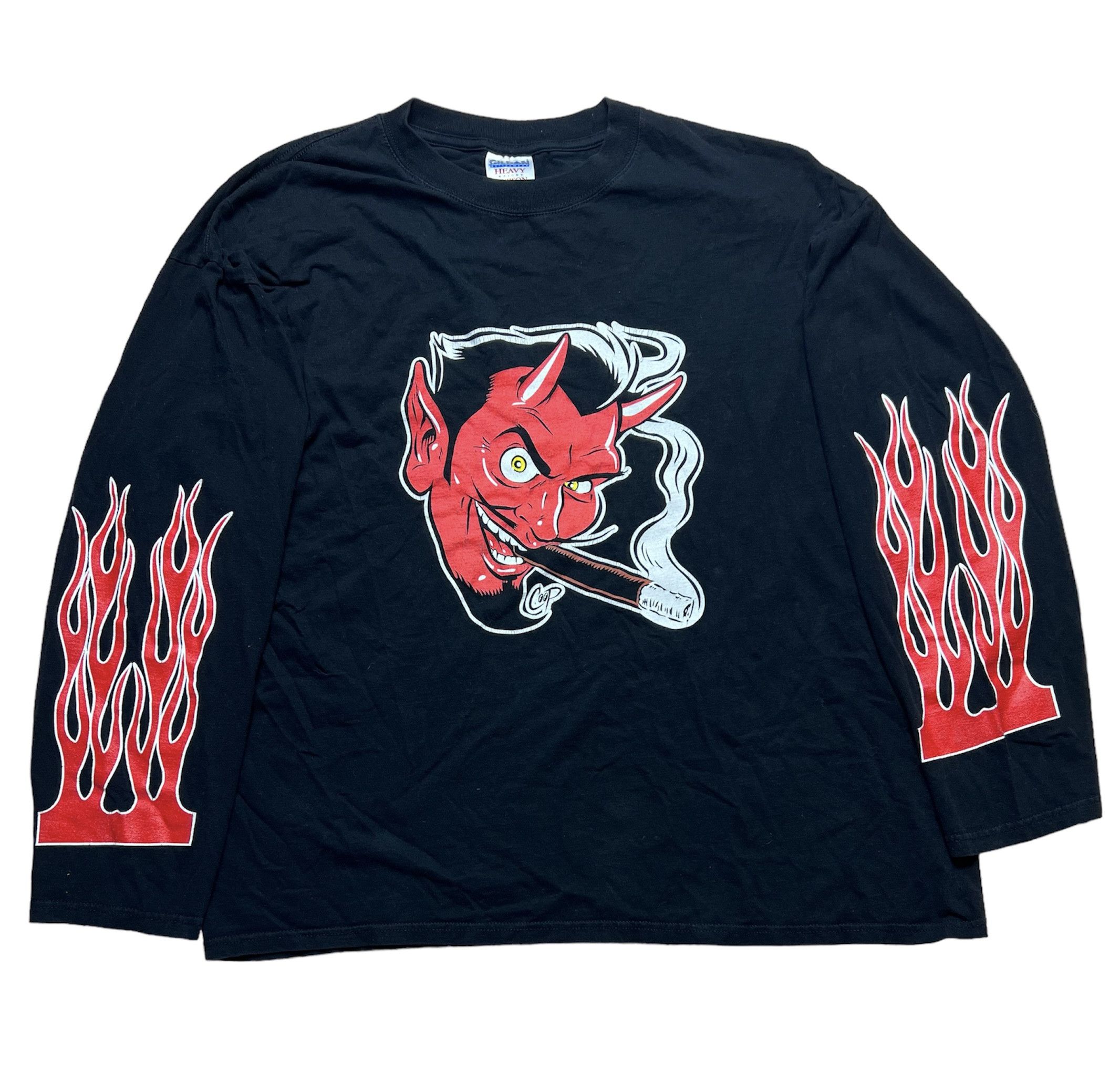 Vintage Vintage 1997s Coop Poster Devil Face T-shirt 💥 | Grailed