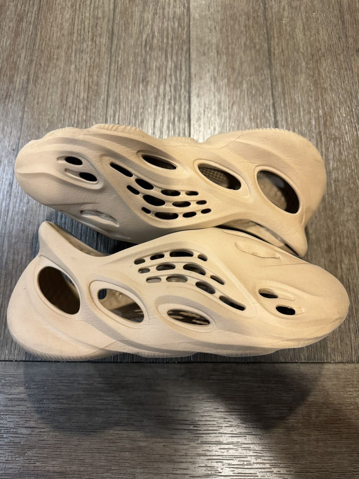 Adidas × Kanye West Foam runner ochre | Grailed
