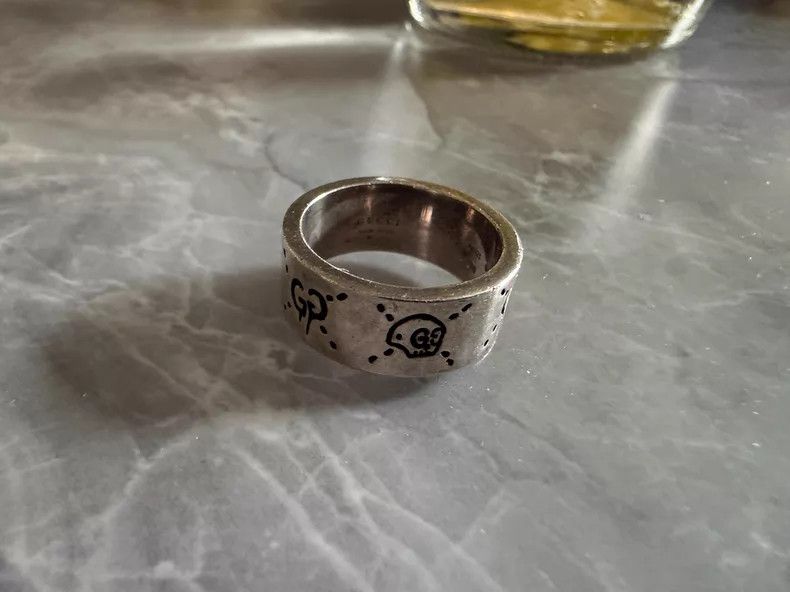 Gucci Gucci Ghost Skeleton 925 Silver Ring | Grailed