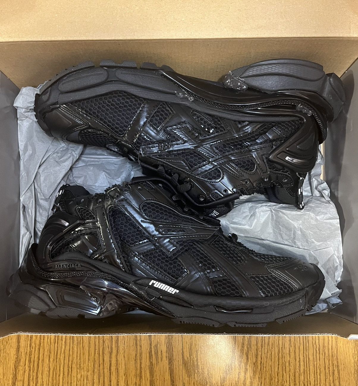 Balenciaga Balenciaga Runner Kith Exclusive Sneaker (Black) | Grailed