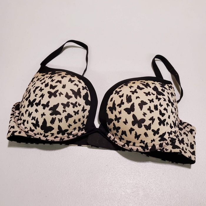 Victoria's Secret Victoria Secret Women Bra 36D Black Butterfly AOP ...