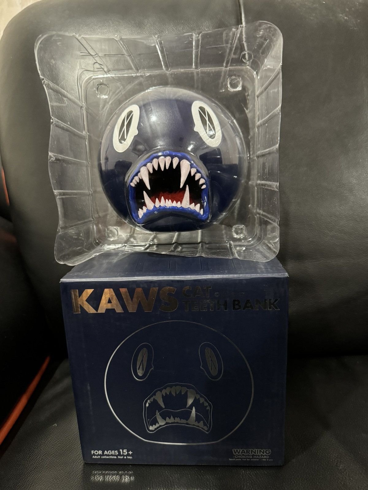 Kaws Kaws Cat Teeth Bank Blue | Grailed