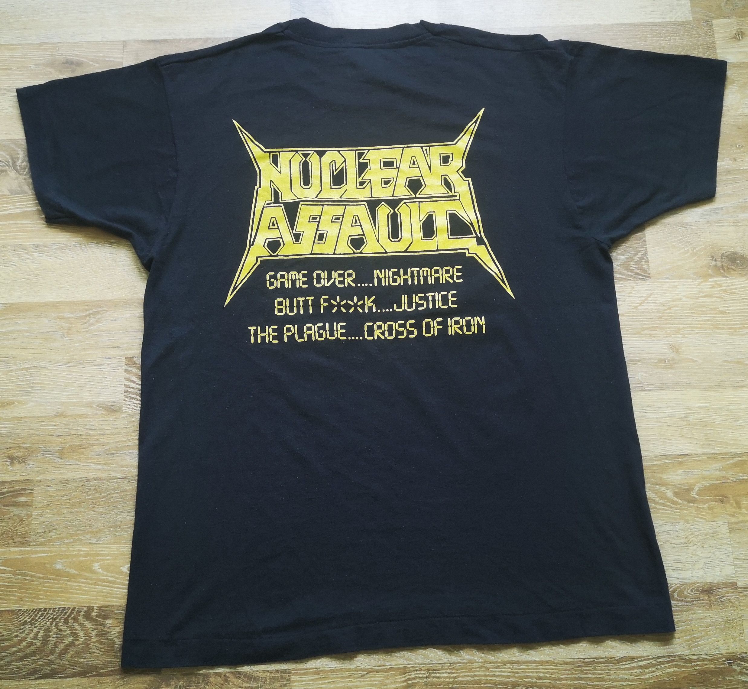 Band Tees × Very Rare × Vintage Vintage 80s Thrash Metal Band NUCLEAR ...