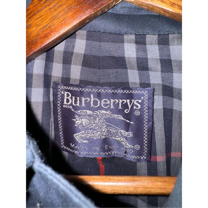 Burberry 90s Burberry London Navy Full-Length Trench Car Coat Size 44 | Grailed