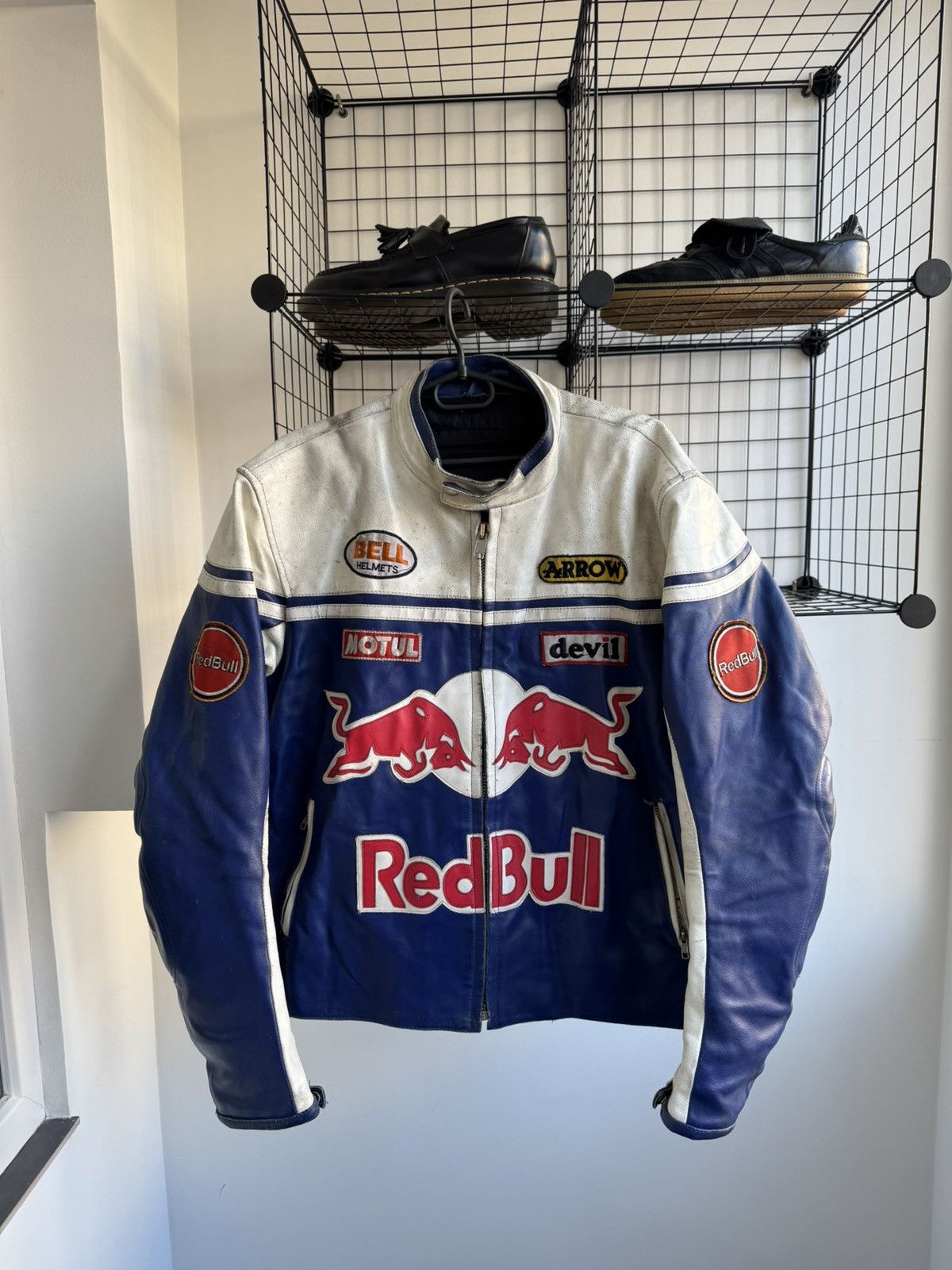 Racing × Red Bull × Vintage Vintage 90s Red Bull Leather Racing ...