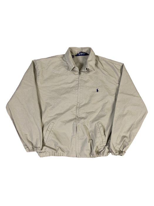 Polo Ralph Lauren Vintage 90s Polo Ralph Lauren Horse Logo Harrington Jacket | Grailed