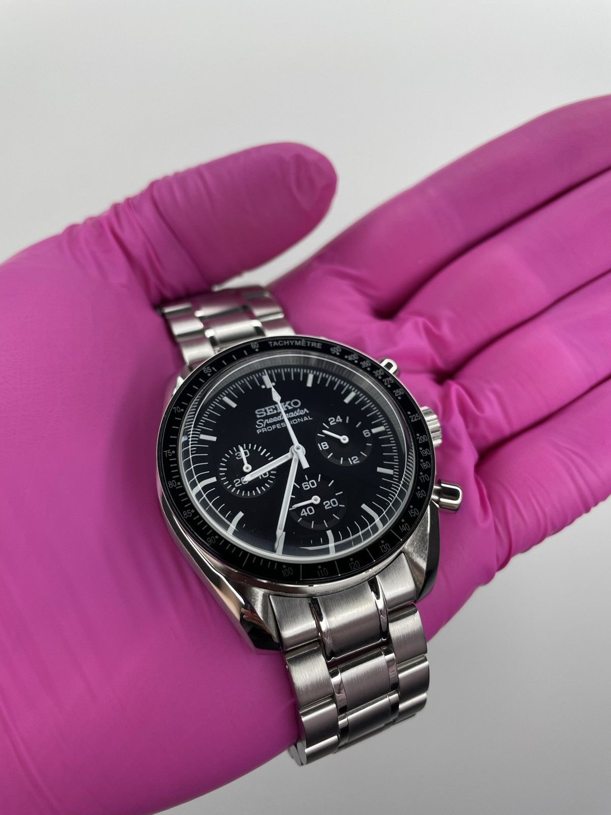 Seiko Seiko Speedmaster Mod Watch Quartz Custom Sapphire Glass | Grailed