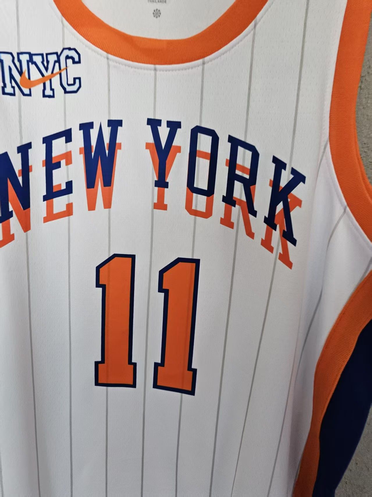 NBA New York Knicks #11 Jalen Brunson Jersey 25 City Edition L | Grailed