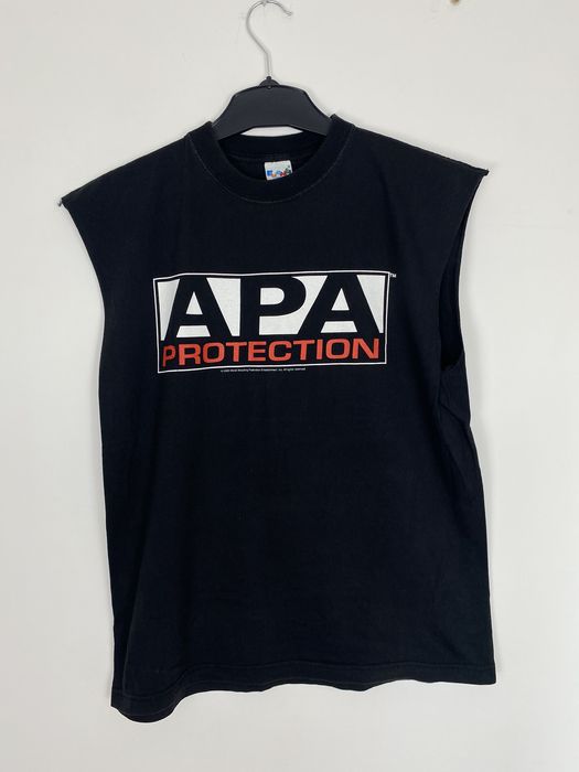 Vintage APA Protection M Sleeveless Vintage 2000 y2k Wrestling | Grailed